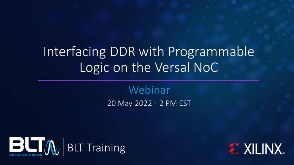 Interfacing DDR with Programmable Logic on the AMD Versal NoC