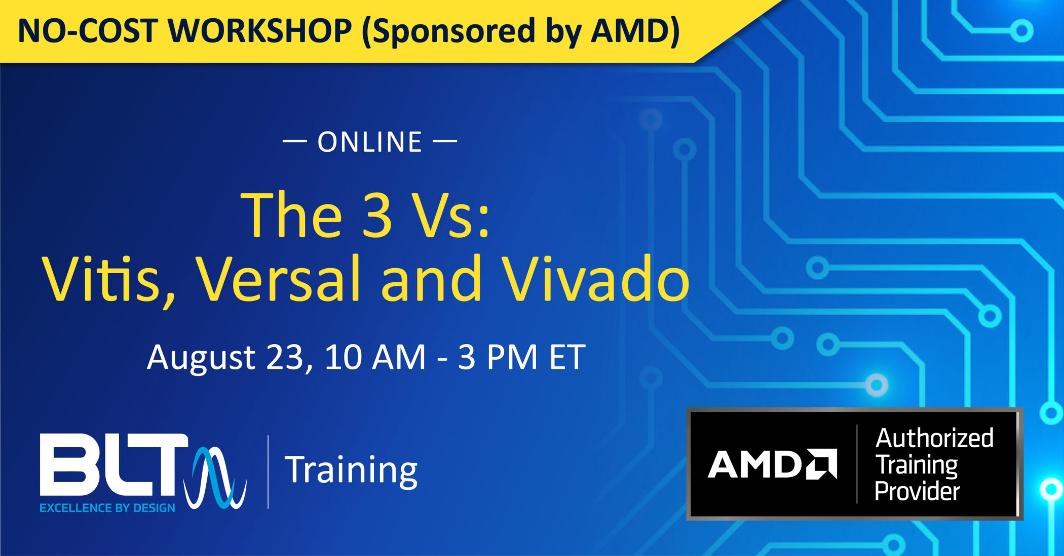 The 3 Vs: Vitis, Versal and Vivado No-Cost Workshop