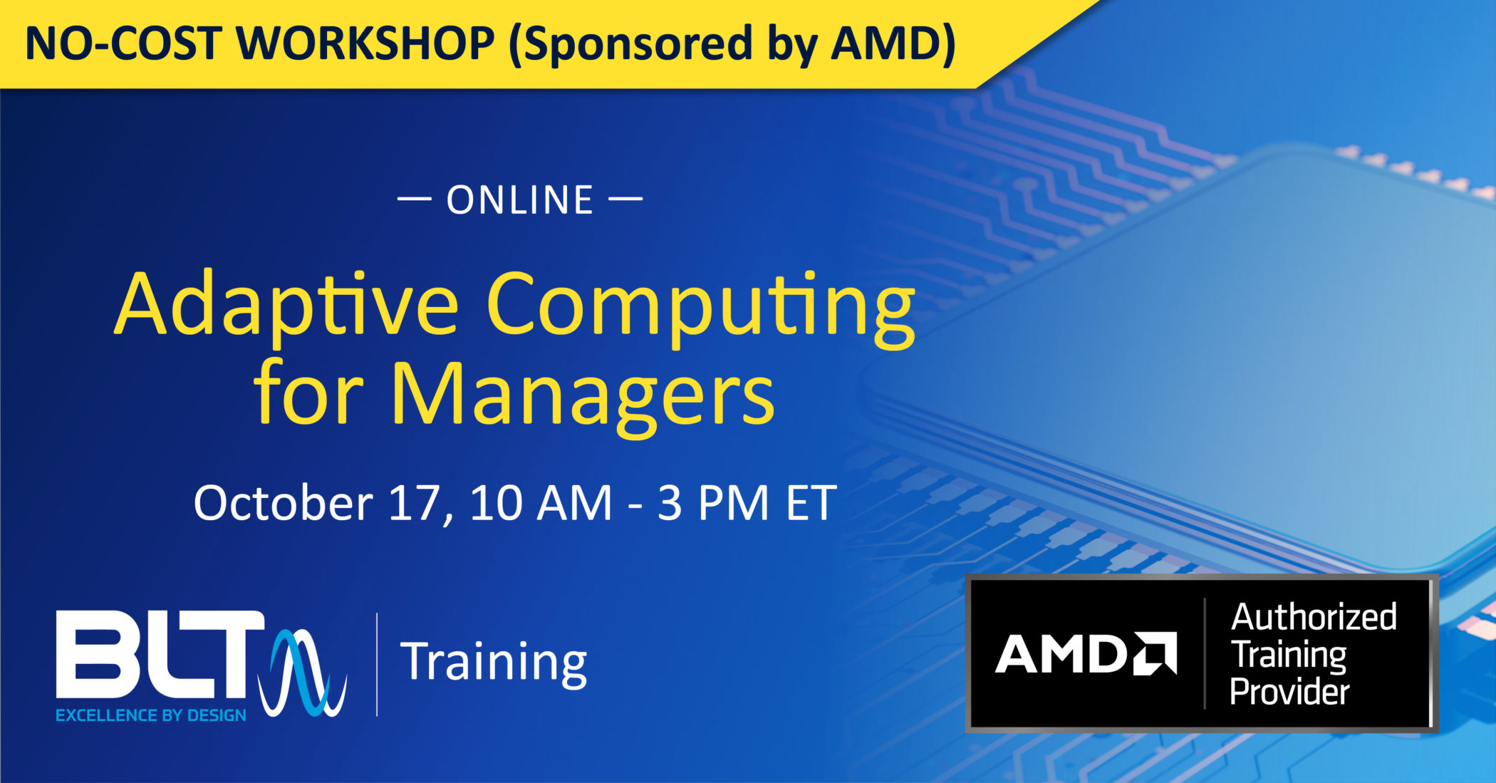 Adaptive Computing for Managers Workshop - A BLT Exclusive