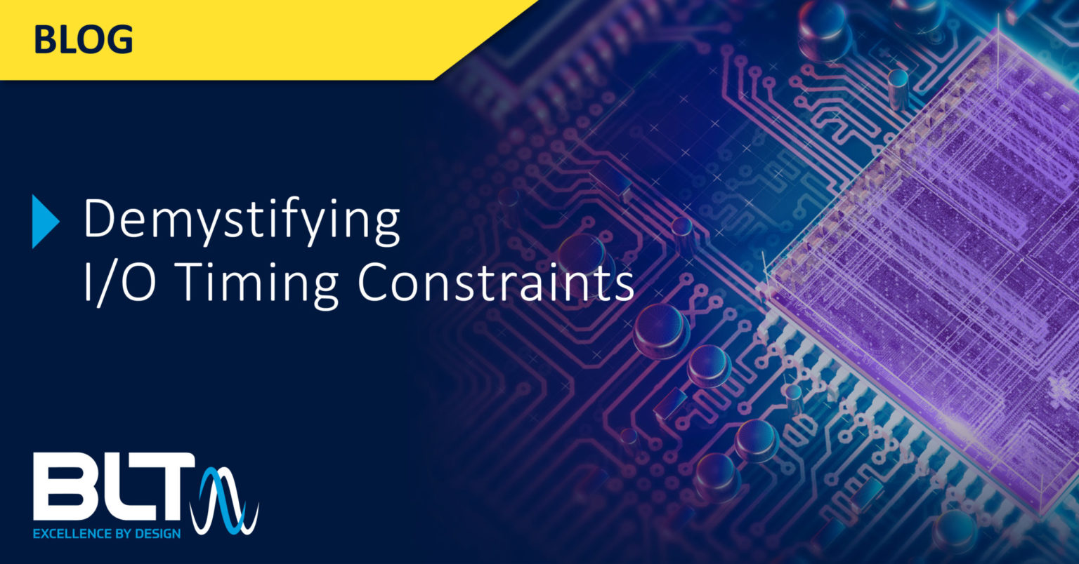 Demystifying I/O Timing Constraints